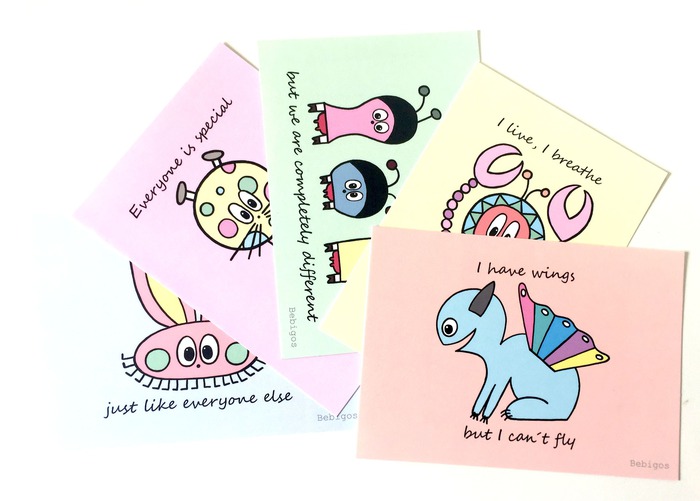 Vykort "minisar" :: Bebigos.se